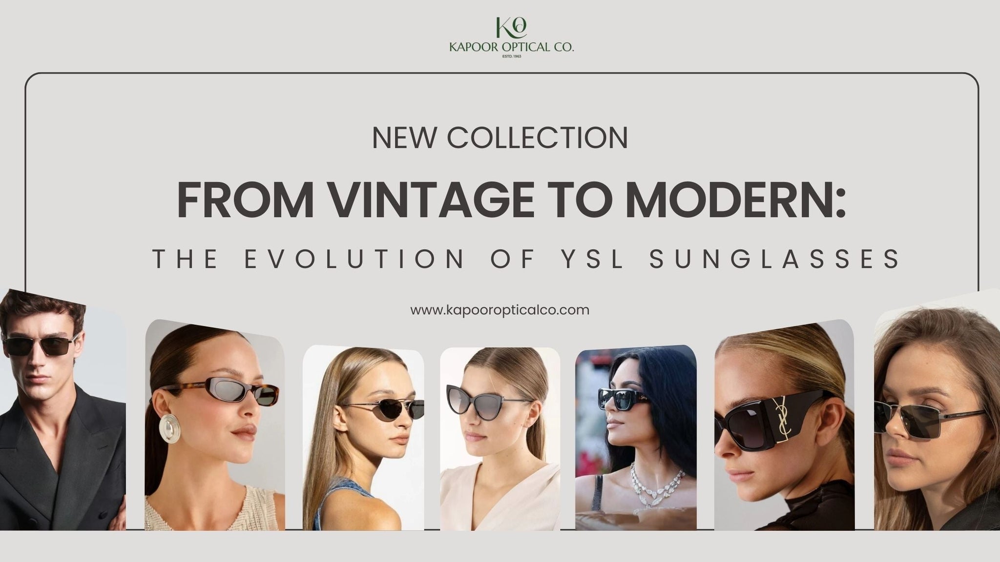 Saint Laurent YSL Sunglasses Evolution: Vintage to Modern Styles