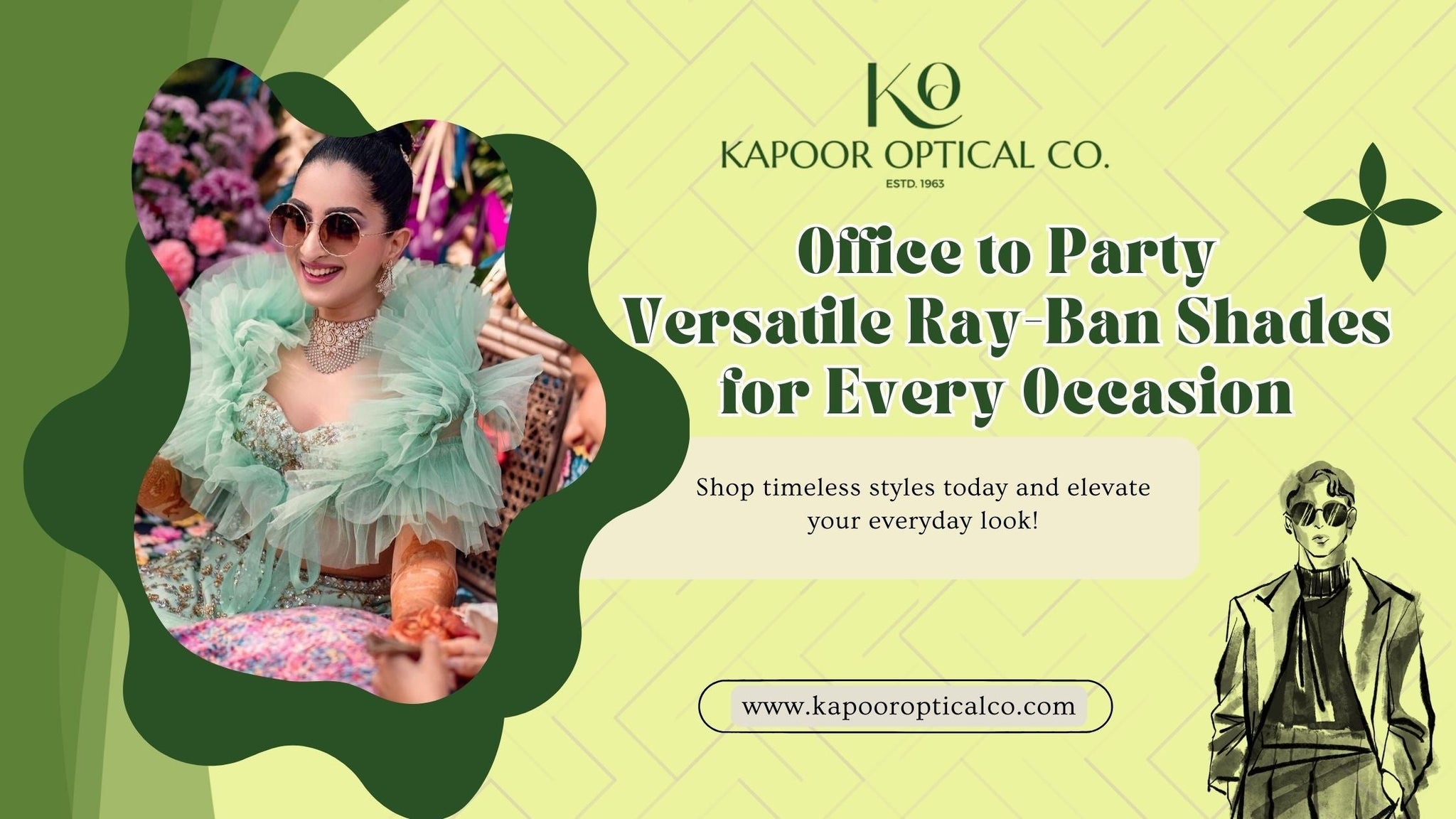 Office to Party Looks with Versatile Ray-Ban Shades for Every Occasion